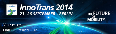 Meet us at InnoTrans 2014 | Intelligence on Wheels